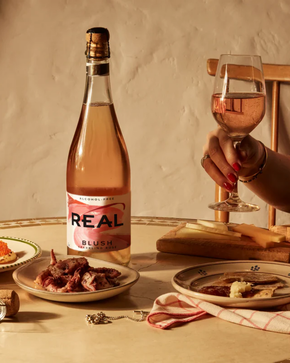 REAL Drinks Alcohol-Free Wine Collection - BLUSH, SEC & DRY – JOMO Club